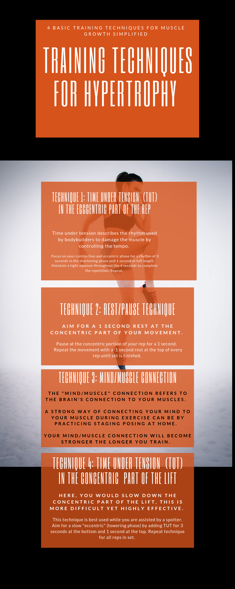 (Printable) Four Bodybuilding Techniques for Muscle Growth – Taras Fit ...